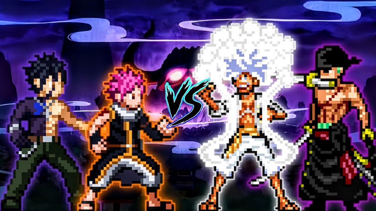 Gray OP (New) & Natsu OP (all form) VS TC Luffy OP Buff & Zoro Oni OP ...