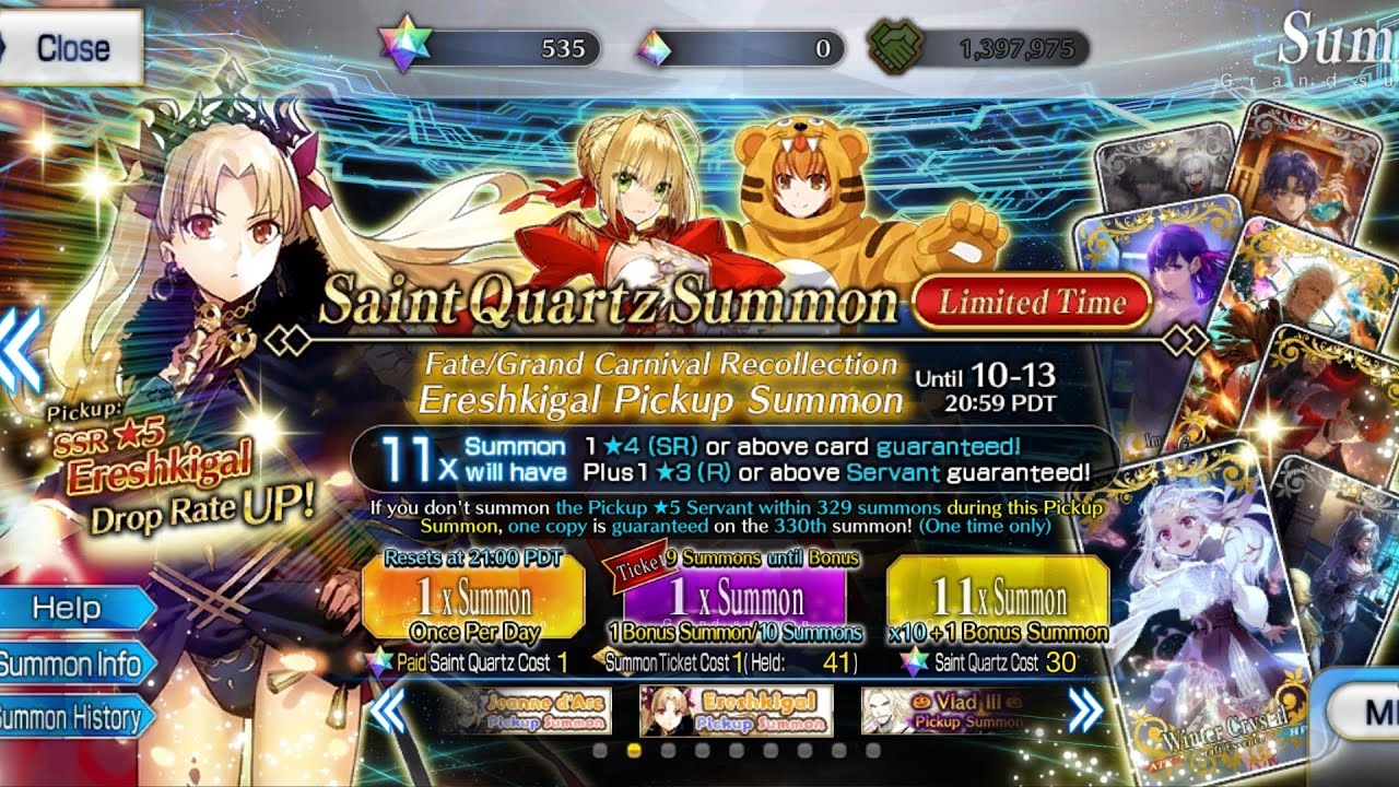 Ereshkigal Rolls Fate Grand Order NA - YouTube