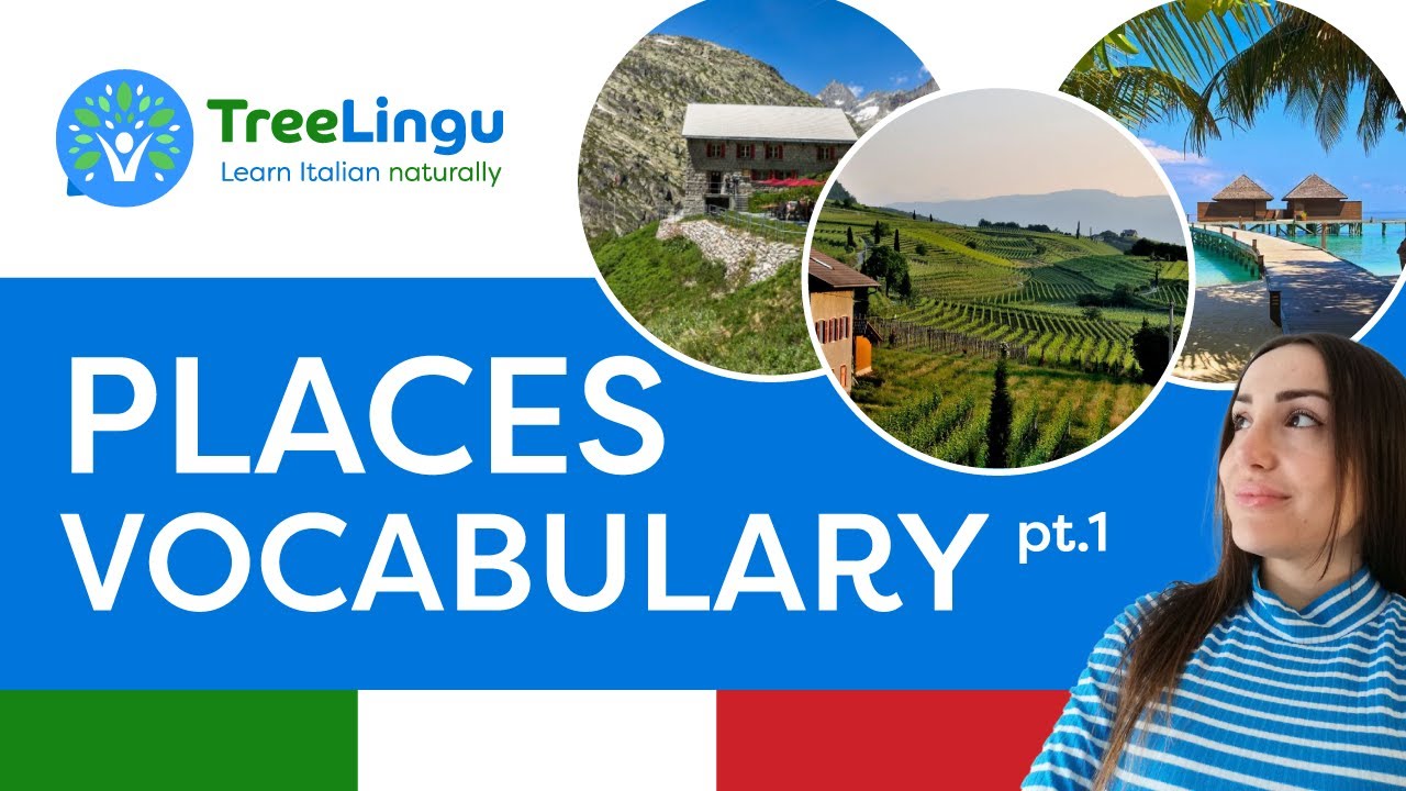 Italian places vocabulary pt.1 - Impara con Treelingu 🇮🇹 | Learn ...