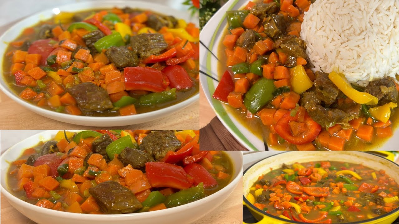how to cook delicious beef vegetable sauce/beef vegetable sauce recipe ...