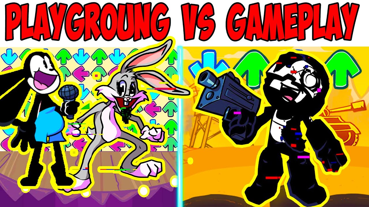 FNF Character Test | Gameplay VS Playground | Corrupted TankMan ...