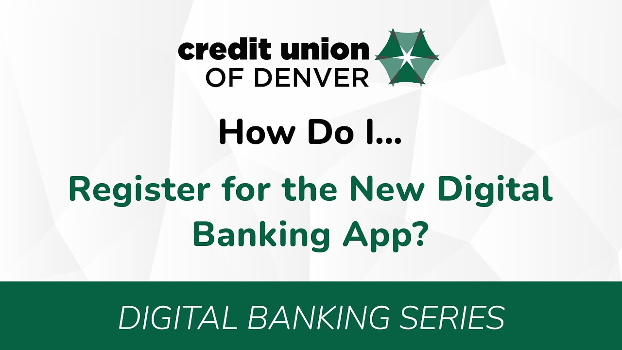 How Do I Register for the New Digital Banking App (New Users) - YouTube