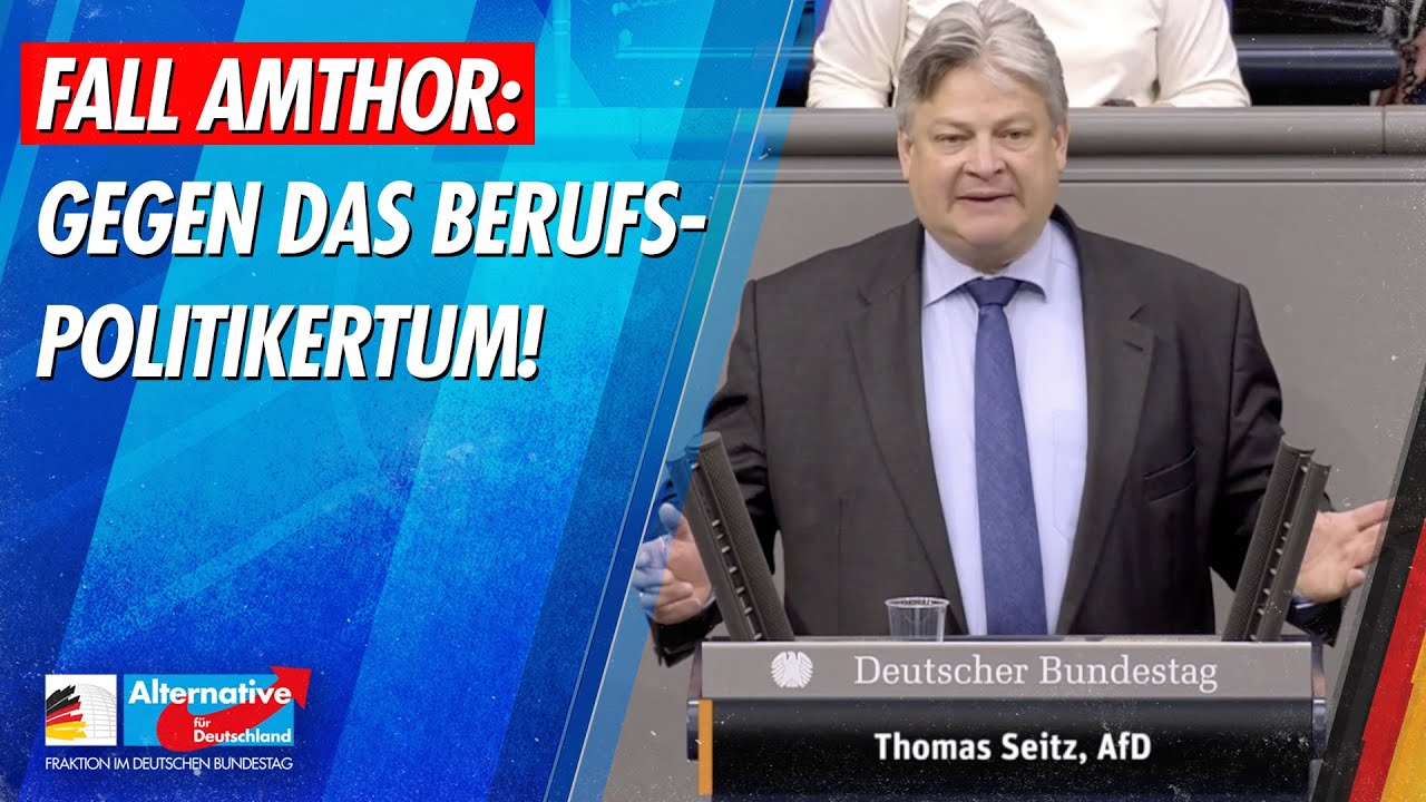 Fall Amthor: Gegen das Berufspolitikertum! - Thomas Seitz - AfD ...