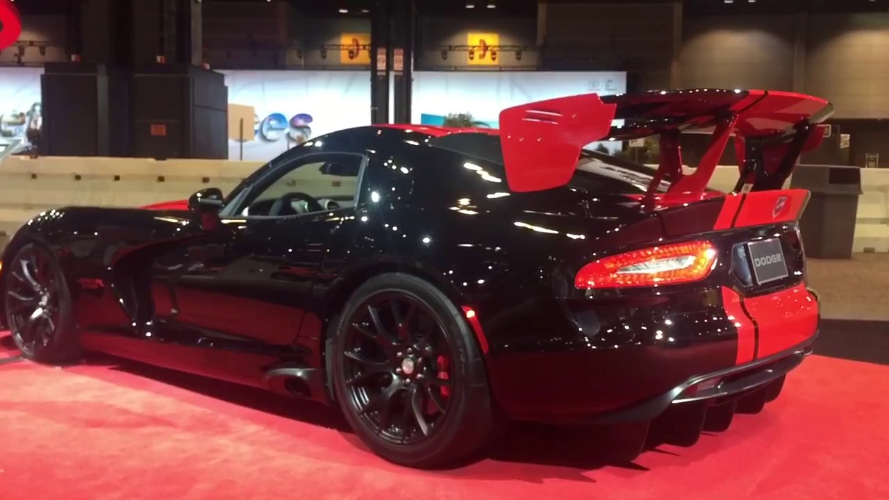 2017 Dodge Viper ACR 1of1 at Chicago Auto Show - YouTube