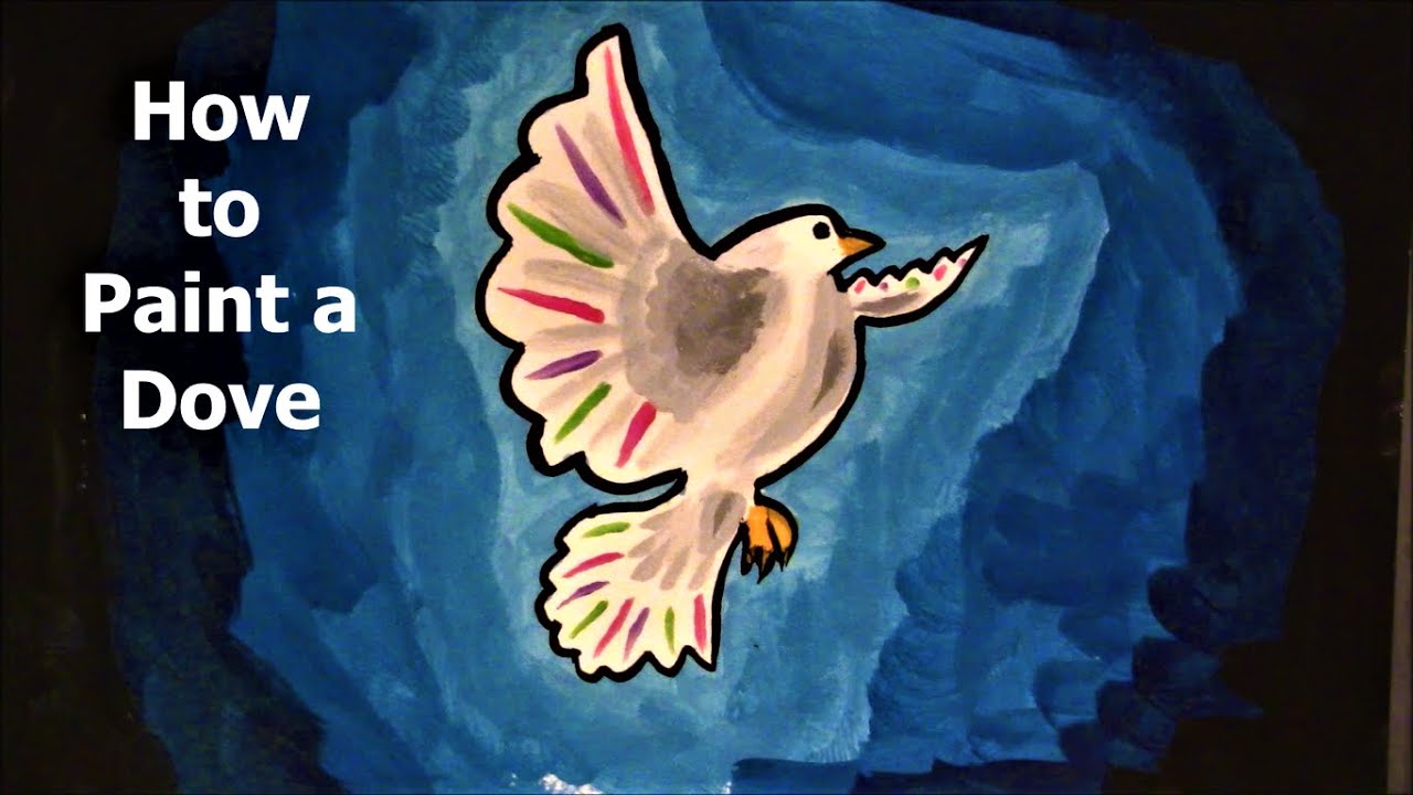 Acrylic Paint Ep.7 | Dove - YouTube