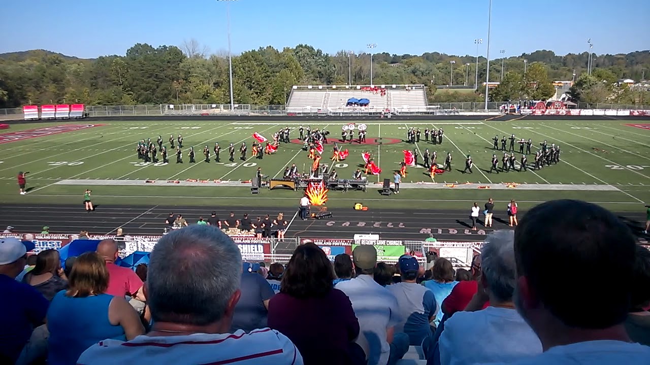 Winfield High School Marching Band @ Hurricane HS, Sept 30, 2017 - YouTube