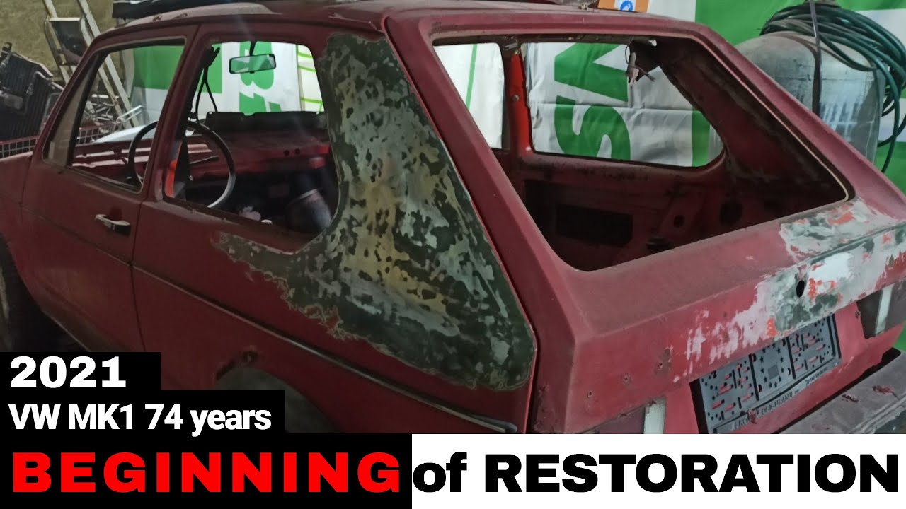 Volkswagen Golf mk1 restauration project part 1. Body work - YouTube