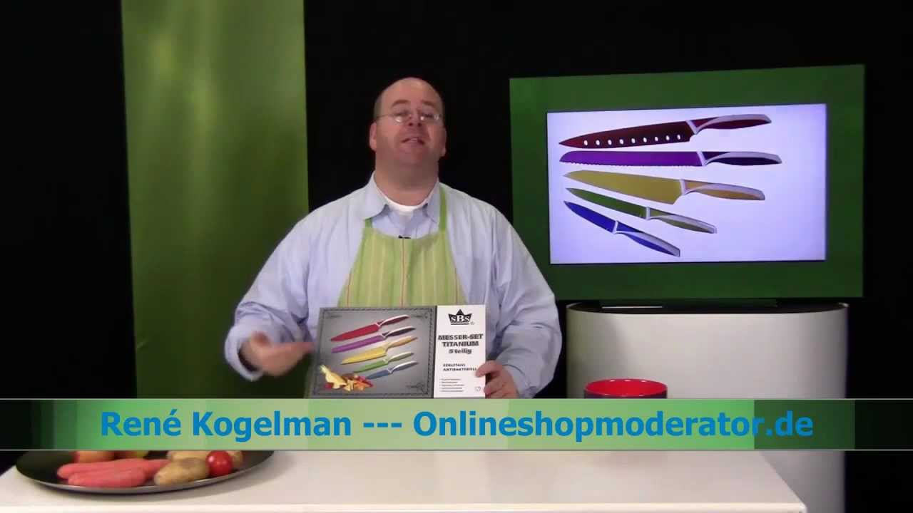 Produktvideos SBS Titanium Messer-Set 5 Teilig mit Online-Shop ...