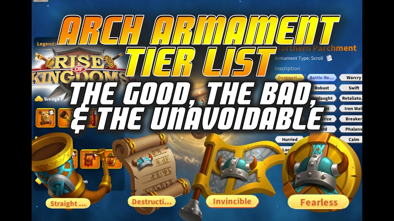Arch Armament Tier List: Ranking the Best Inscriptions - Rise of ...