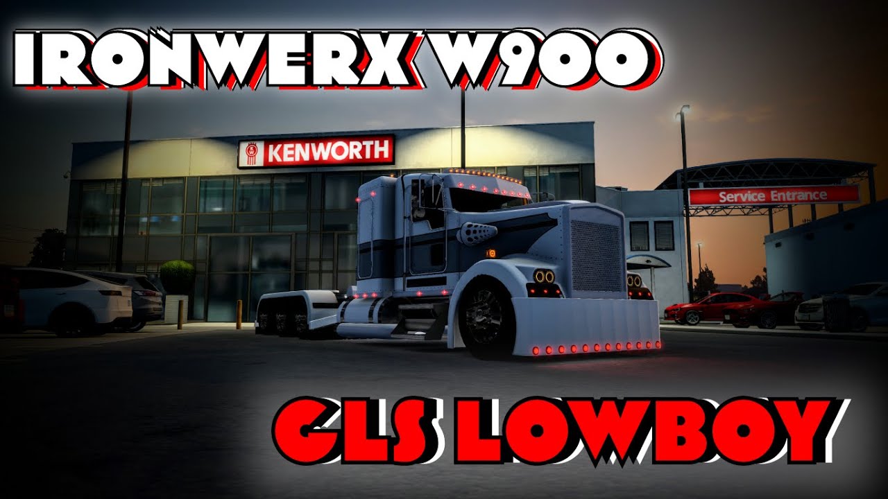 BUILD & HAUL 💣 IRONWERX W900👌 | GLS LOWBOY| 😎 N14 CUMMINS CELECT PLUS ...