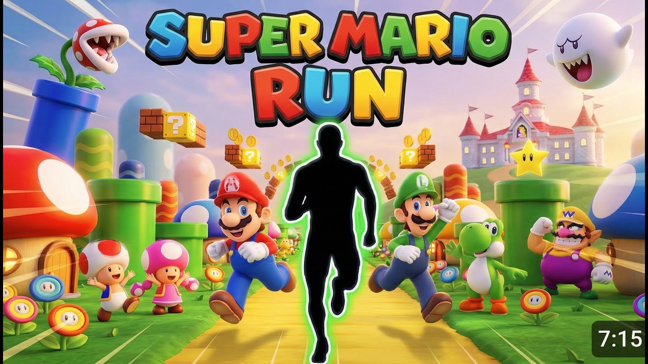 Super Mario Challenge Immersive Interactive Warm Up #6 🔥 - YouTube