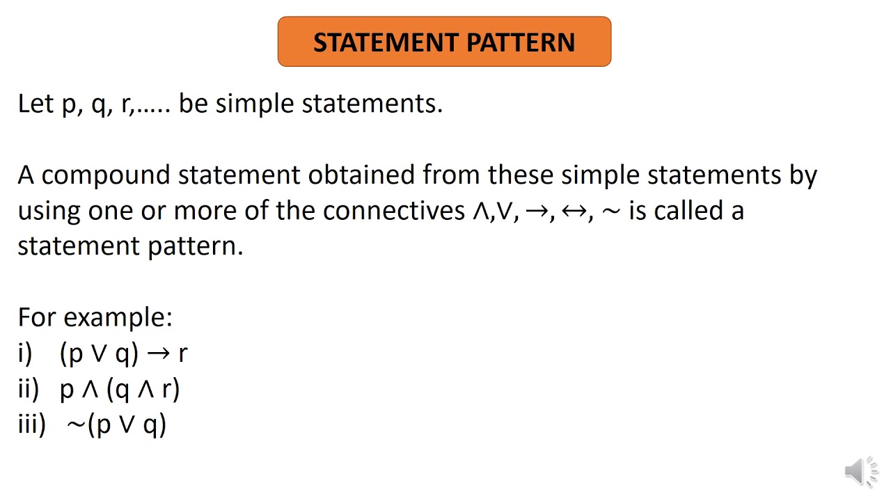 Statement patterns - YouTube