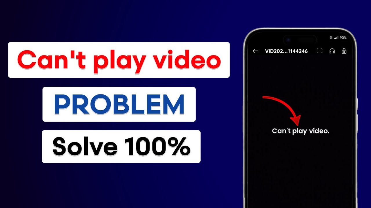 Can't Play Video Problem Solved | Fix Can't Play This Video Problem ...