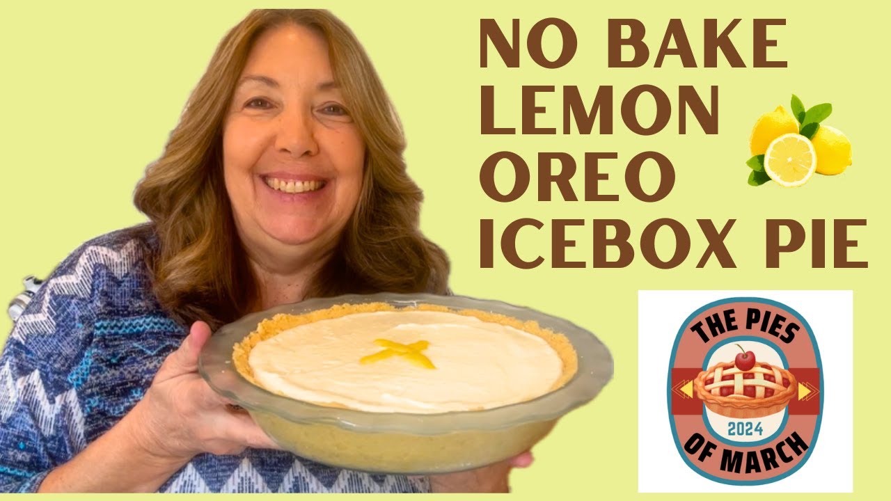 Easy 5 Ingredient Lemon Oreo Pie! Perfect No-Bake Dessert For Spring! # ...