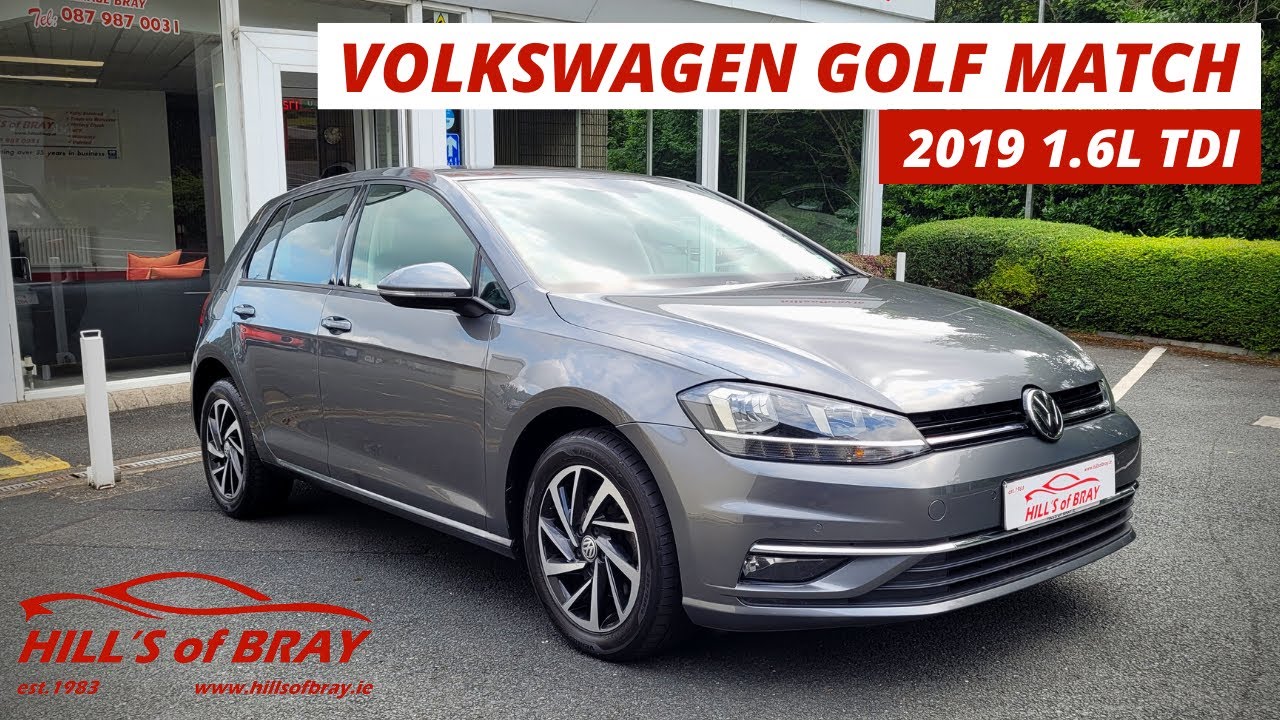 Volkswagen Golf Match 2019 1.6L TDI - YouTube