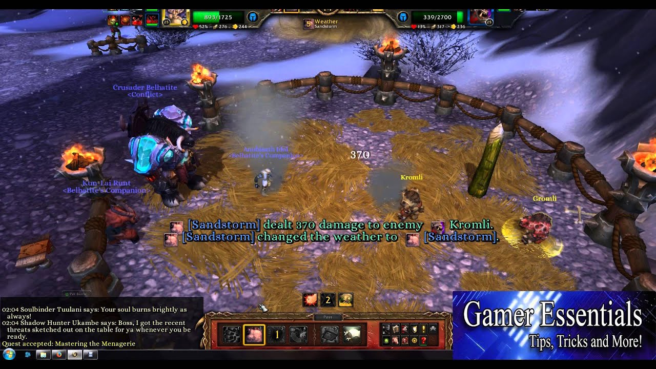 Gromli and Kromli Warlords of Draenor Pet Battle Guide - YouTube