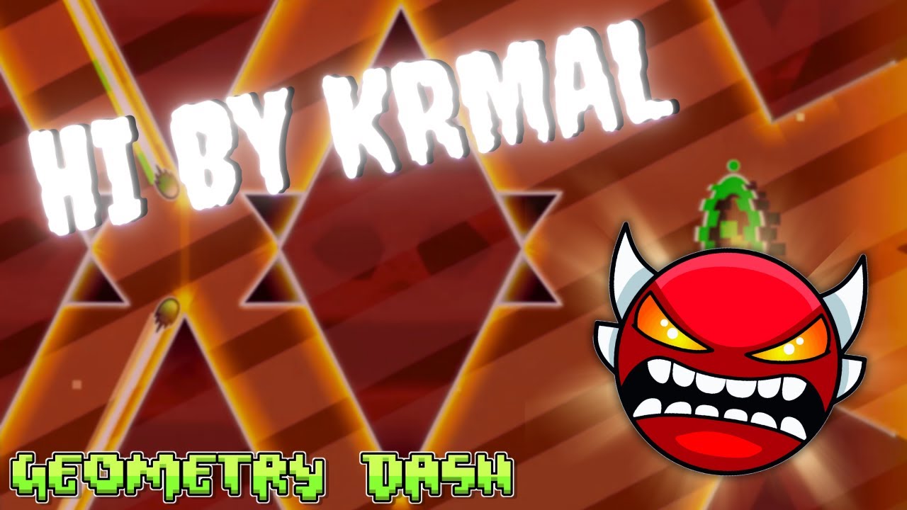 [Geometry Dash] Hi by KrmaL (Insane Demon) [CZ/EN] - YouTube