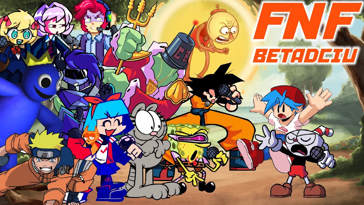 Technicolor Tussle But Every Turn Another Character Sings (FNF But ...
