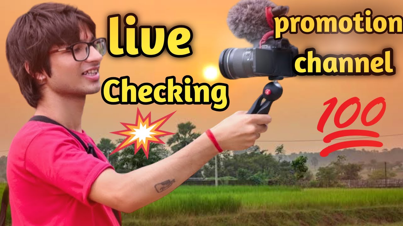 Live Checking Promotion Channel - YouTube