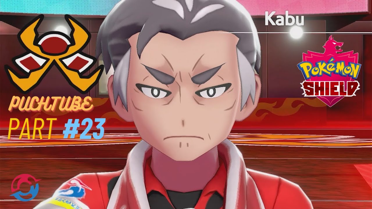 Pokémon Shield Walkthrough Part 23 | Fire Gym Leader Kabu - Galar ...