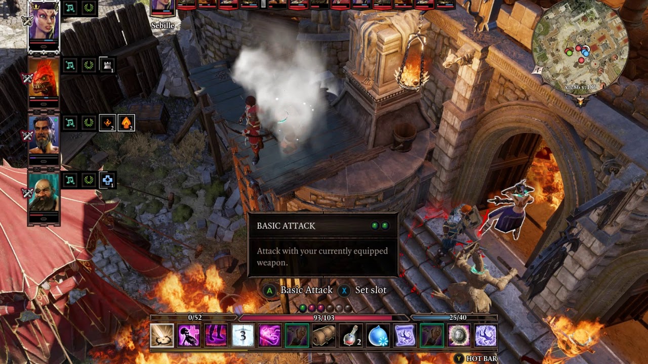 Divinity: Original Sin II Castle Courtyard Fight Fort Joy - YouTube