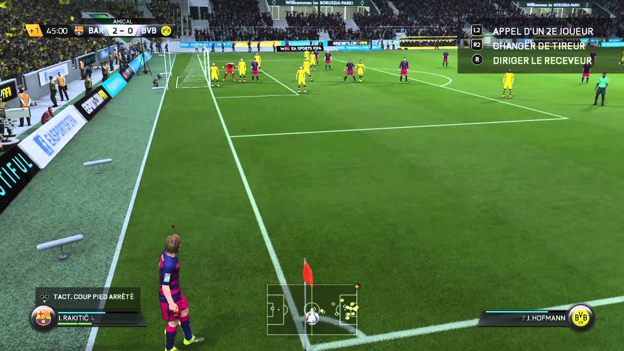 DÉMO DE FIFA 16 Barcelone vs BVB08 - YouTube