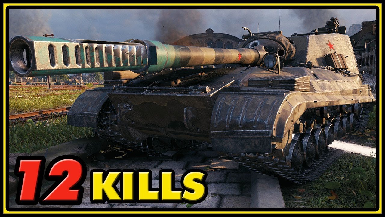 Object 268 Version 4 - 12 Kills - World of Tanks Gameplay - YouTube