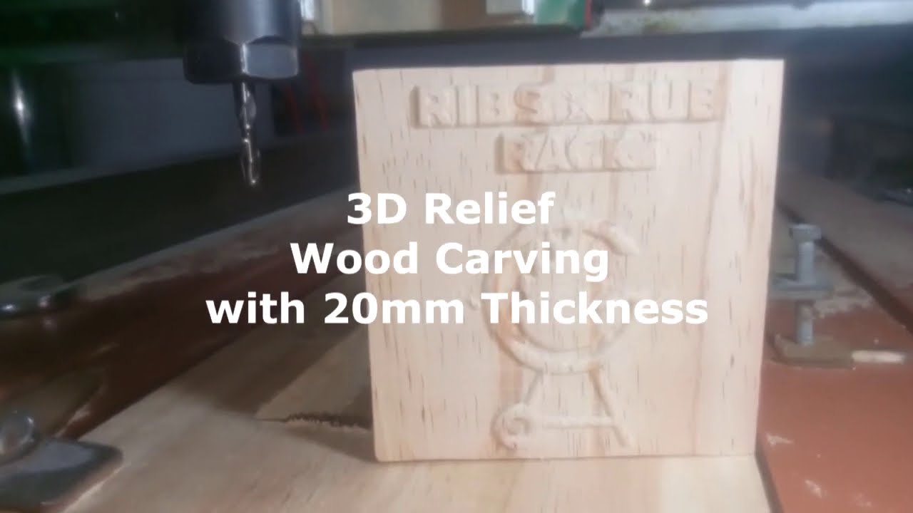CNC WORKS - How to Make a 3D Relief Carving on Wood? - YouTube