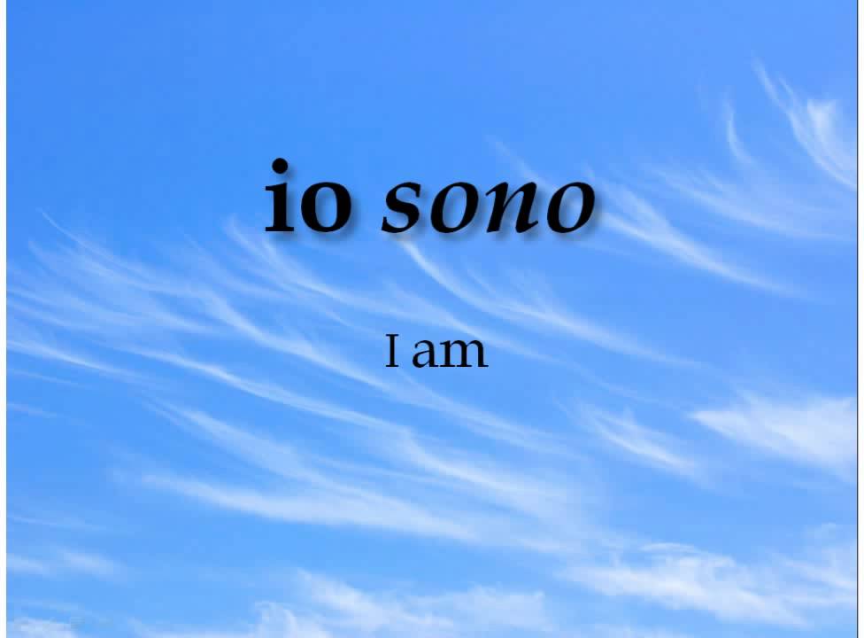 Italian verb conjugations - Present Indicative "essere" "to be" - YouTube