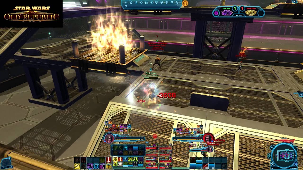 SWTOR T3 M4 Mini PvP Jedi Sage Seer 2015 04 09 5/6 The Pit Win - YouTube