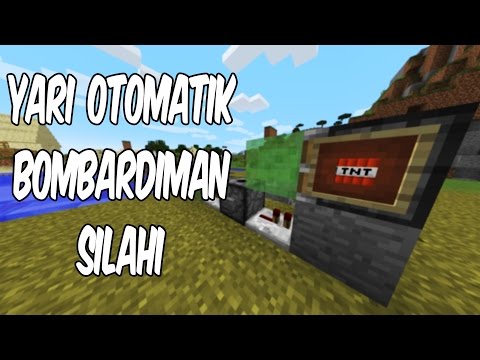 YARI OTOMATİK BOMBARDIMAN SİLAHI!! | Minecraft Nasıl Yapılır ?