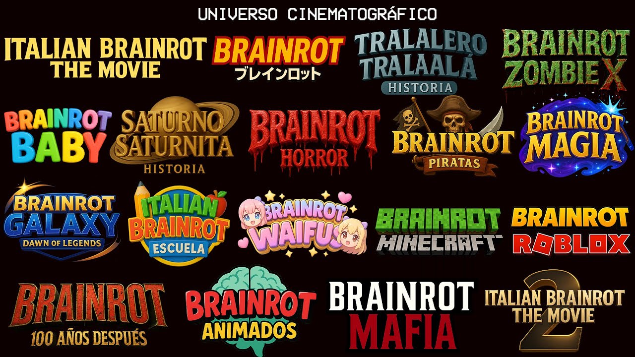 Todo el Universo Cinematográfico de BRAINROT - YouTube