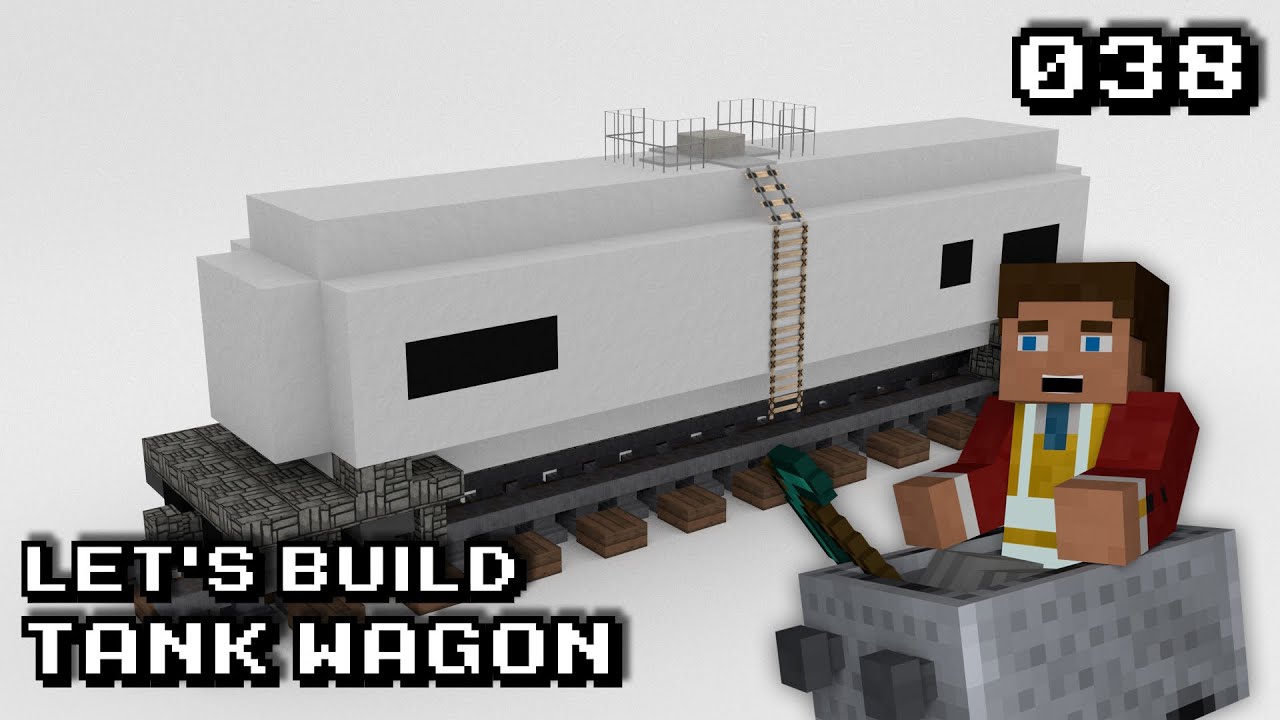 Minecraft: Vehicle Let's Build [038] - Tank Wagon | Logibo - YouTube