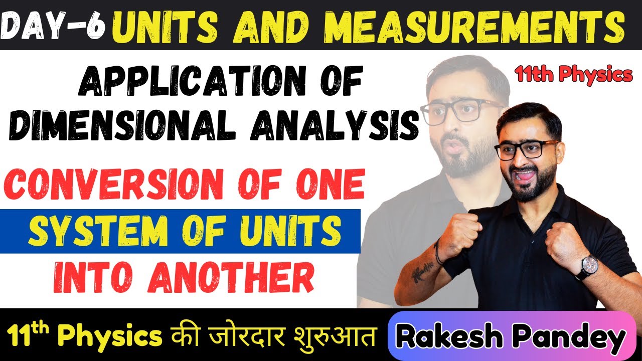 Conversion Of One System Of Units Into Another Class 11 | Units And ...