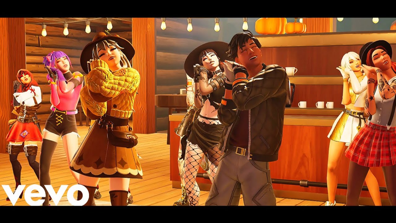 Fortnite - CAFFEINATED EMOTE (Official Fortnite Music Video) Sabrina ...