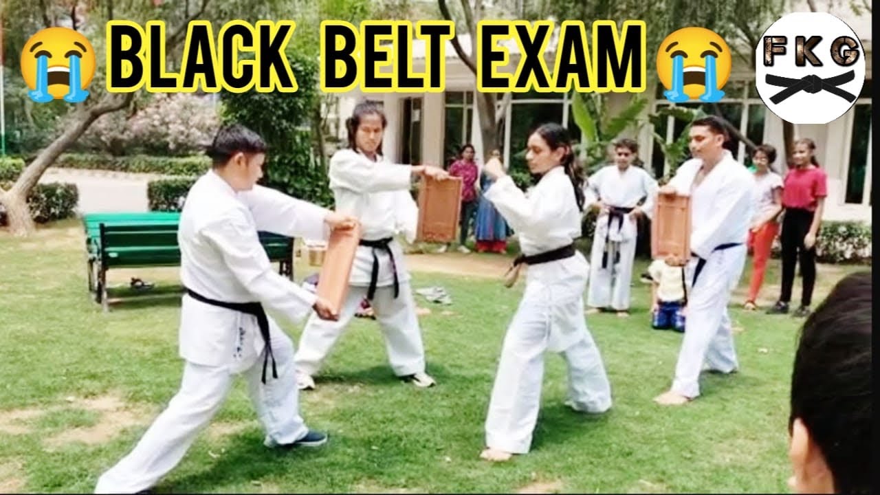 Black belt exam training | how to give black belt exam | black belt ...