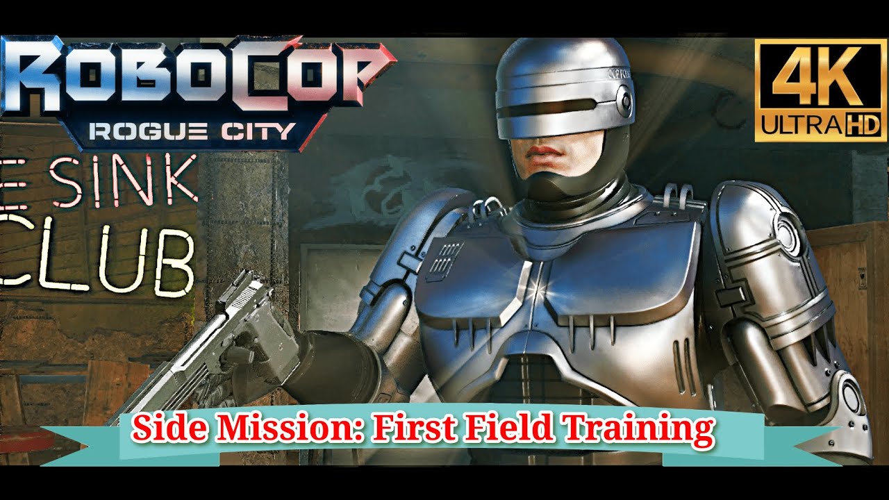 Side Mission: First Field Training In RoboCop:Rogue City - YouTube