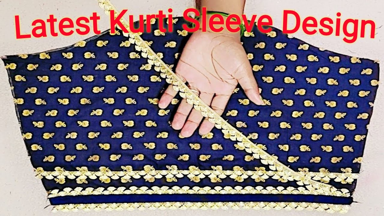 Kurti Sleeve Lass Design || Sleeve Embroidery Lass Work design - YouTube
