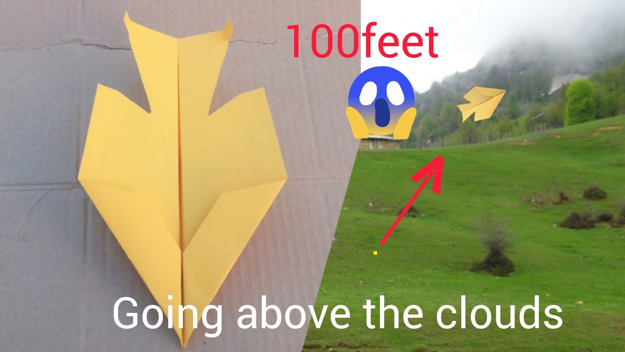 How to make a airplane || flying paper craft - YouTube