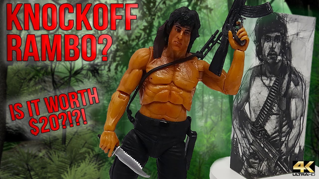 Knockoff Neca Rambo? This Is Fake Episode 1 of First Blood Bootleg 4K ...