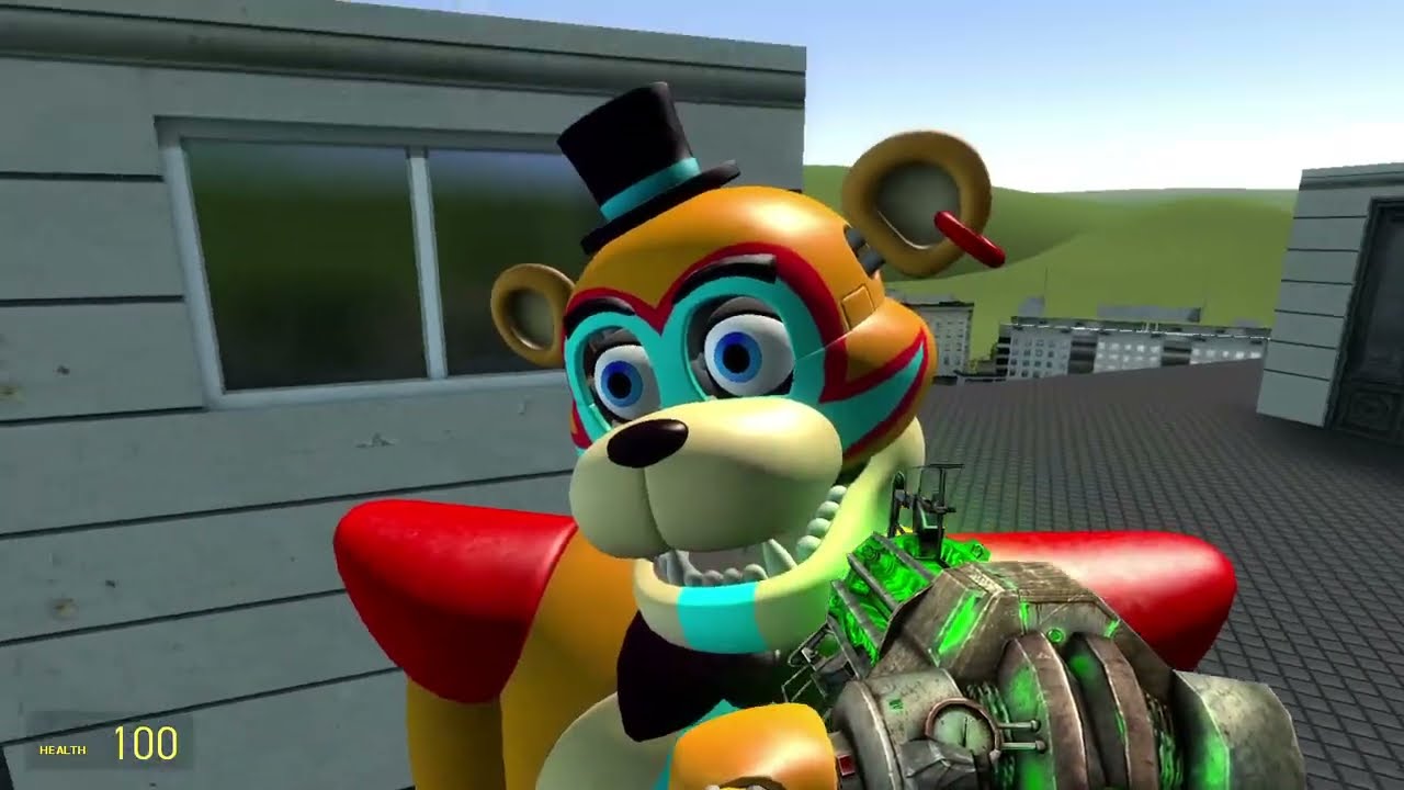 Freddy falling down with friends remastered with more friends - YouTube