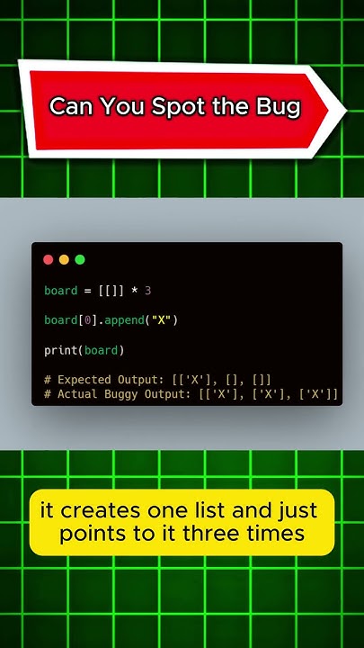Can you Spot the bug in this code in 5 seconds? - YouTube