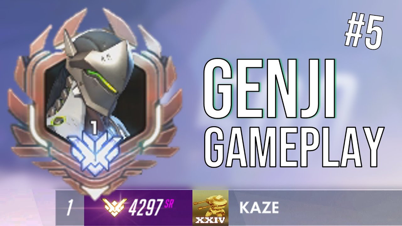I Got Rank 1 in a Dead Gamemode.. (Genji Gameplay #5) - (Overwatch Open ...
