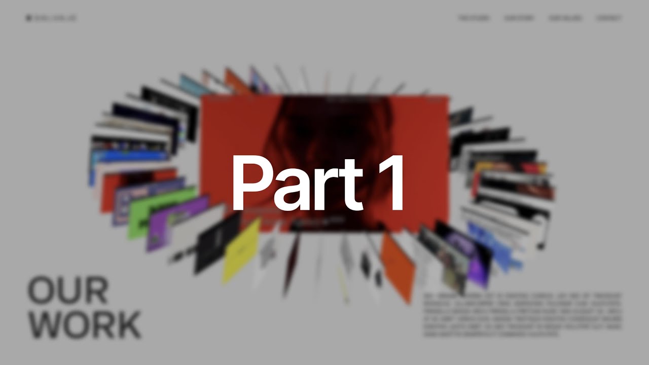 Designing a 3D Carousel Website (Part 1) using Spline & Figma - WDS1 ...
