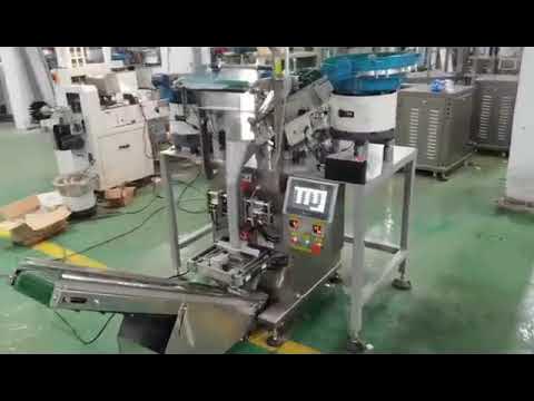 bolts nuts washers counting packing machine - YouTube