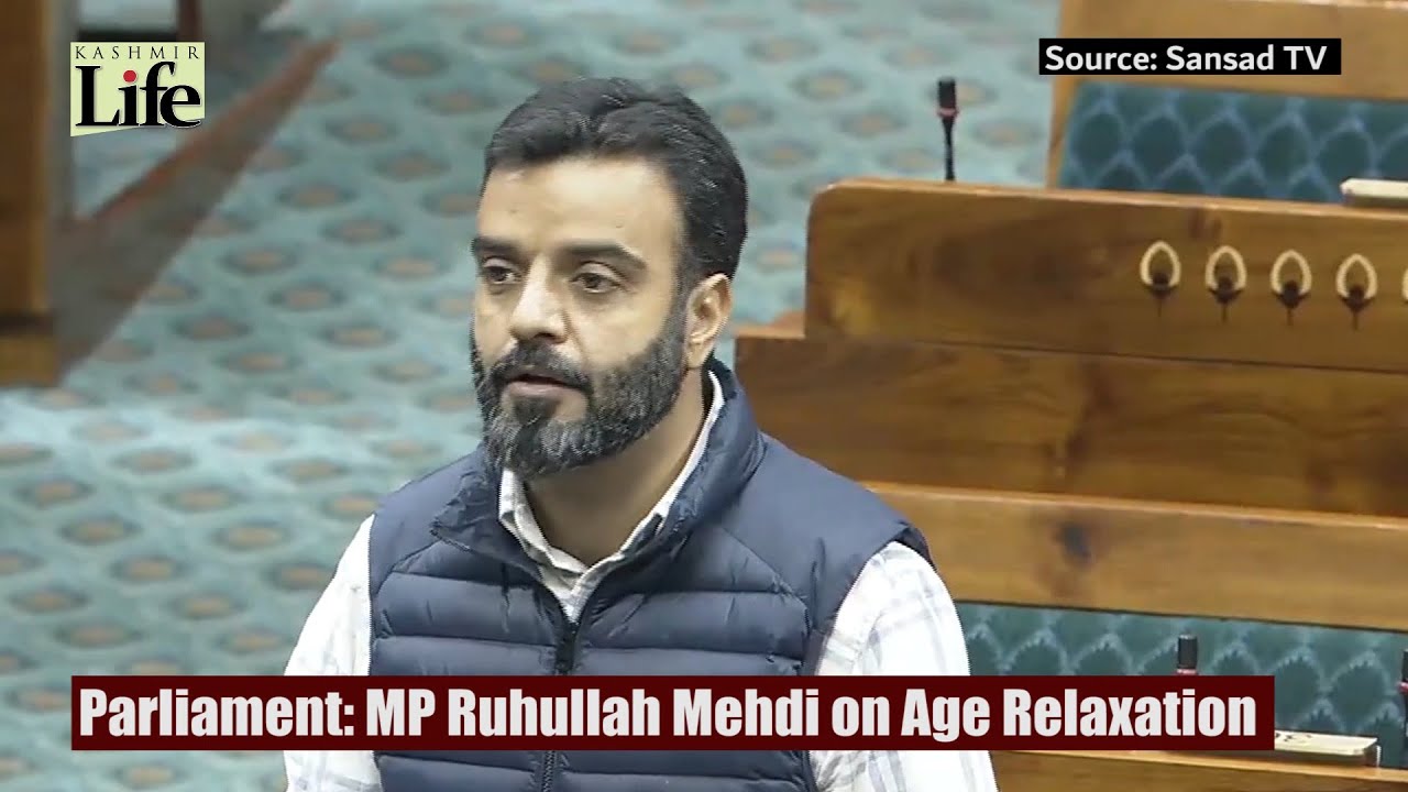 Parliament: MP Ruhullah Mehdi on Age Relaxation - YouTube