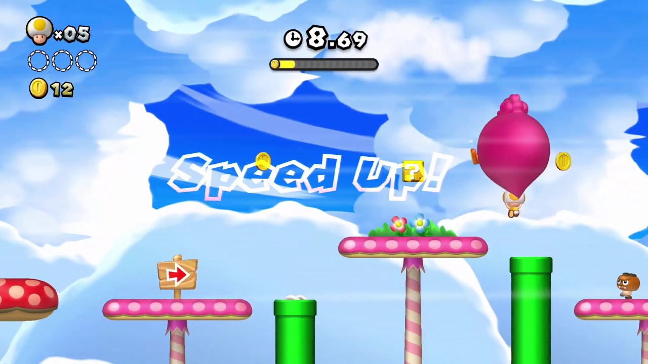 New Super Mario Bros U Deluxe - Boost Rush Mode - YouTube
