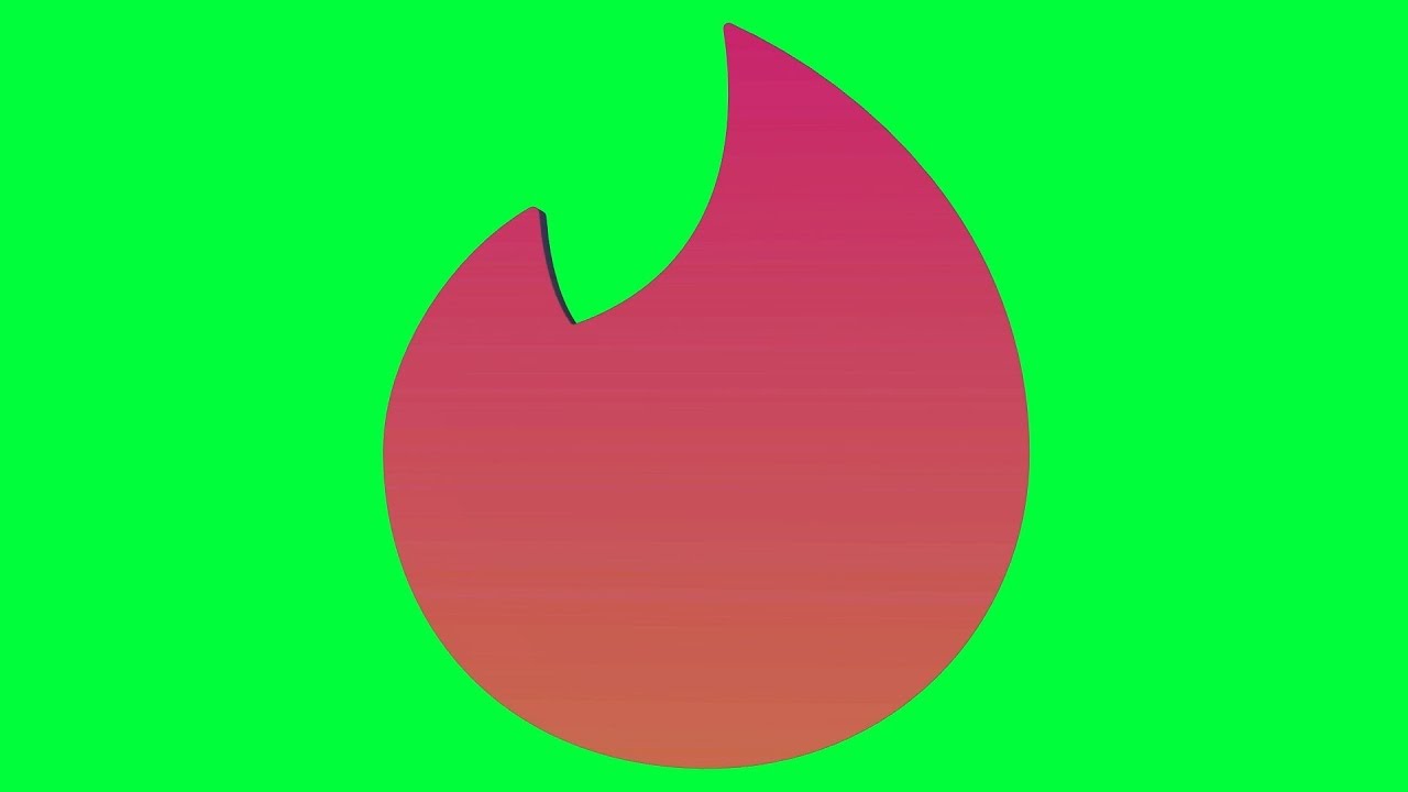 Tinder Green Screen Logo Loop Chroma Animation - YouTube