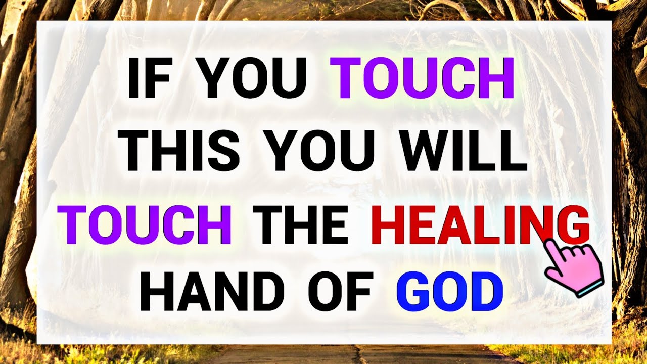 💯 IF YOU TOUCH THIS YOU WILL TOUCH THE HEALING HAND OF GOD | God ...