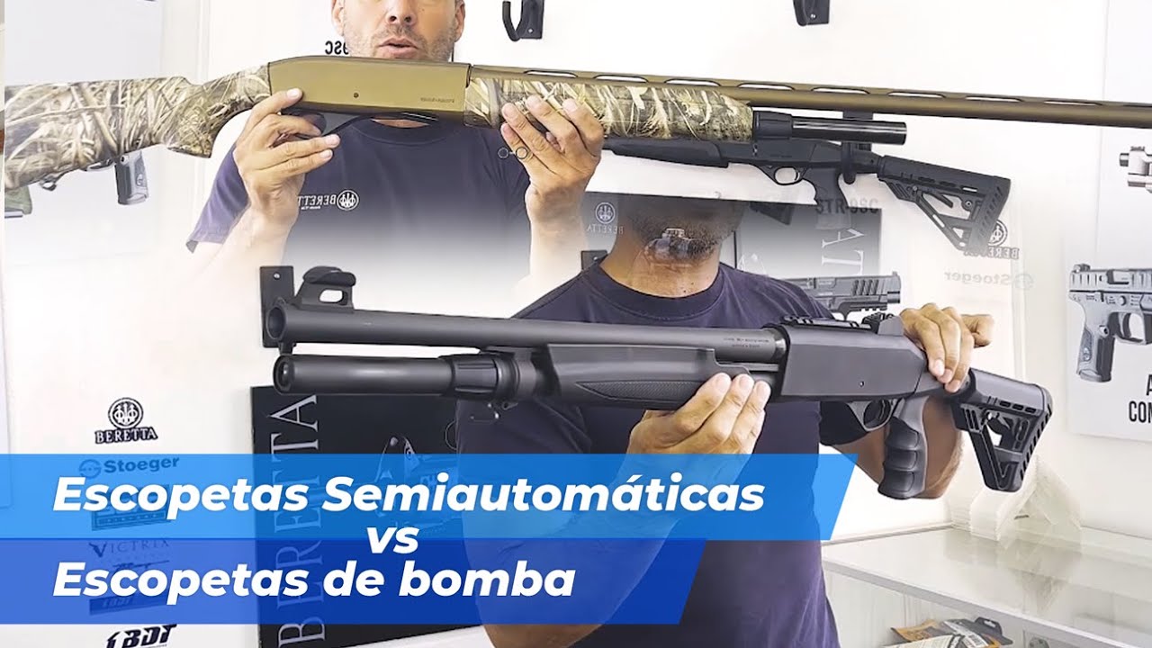 ️ ️Las escopetas semiautomáticas y las escopetas de bomba. ¿Cuál es la ...
